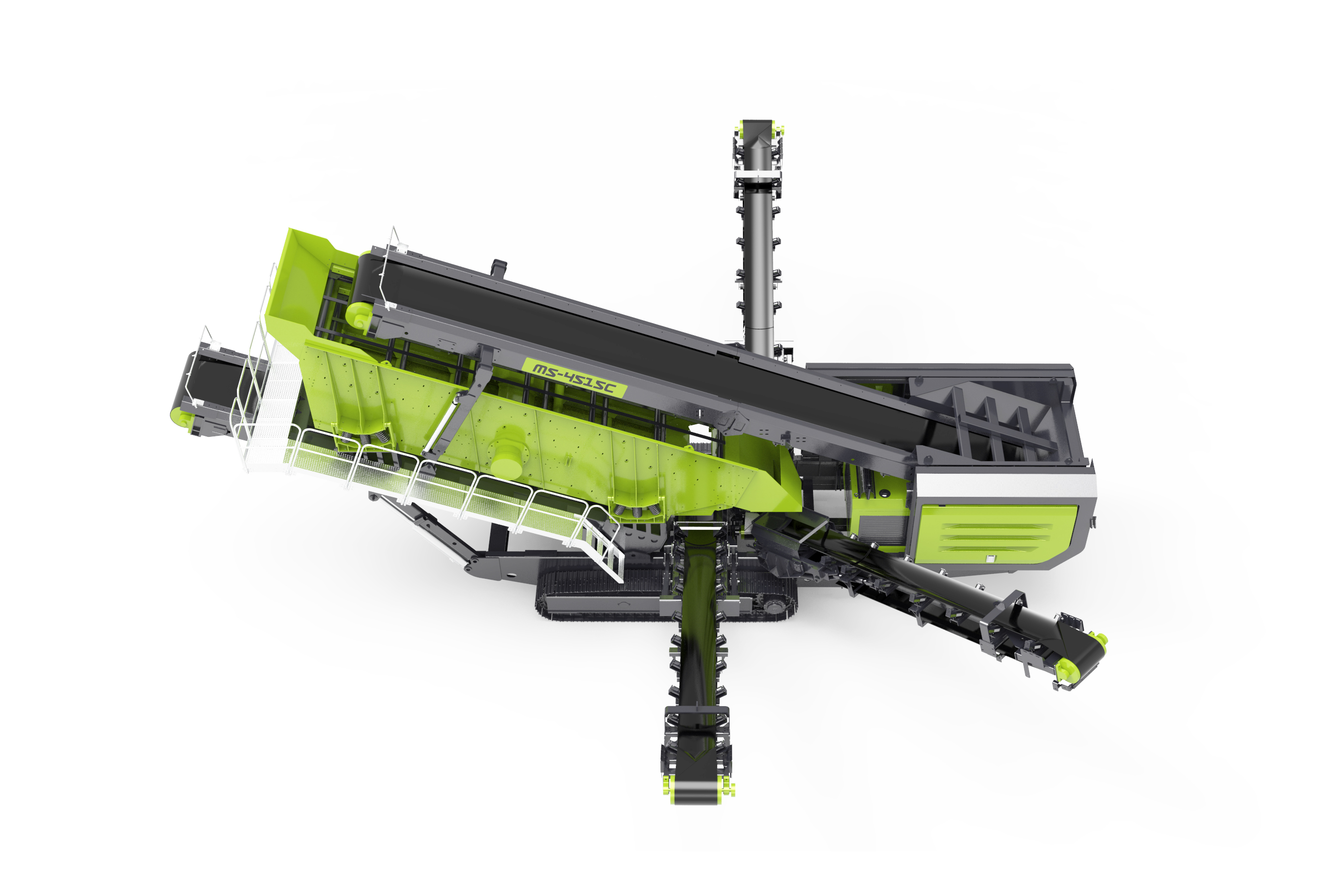 Mobile screener MS-4515C - The Best Mobile Crusher (MESDA)