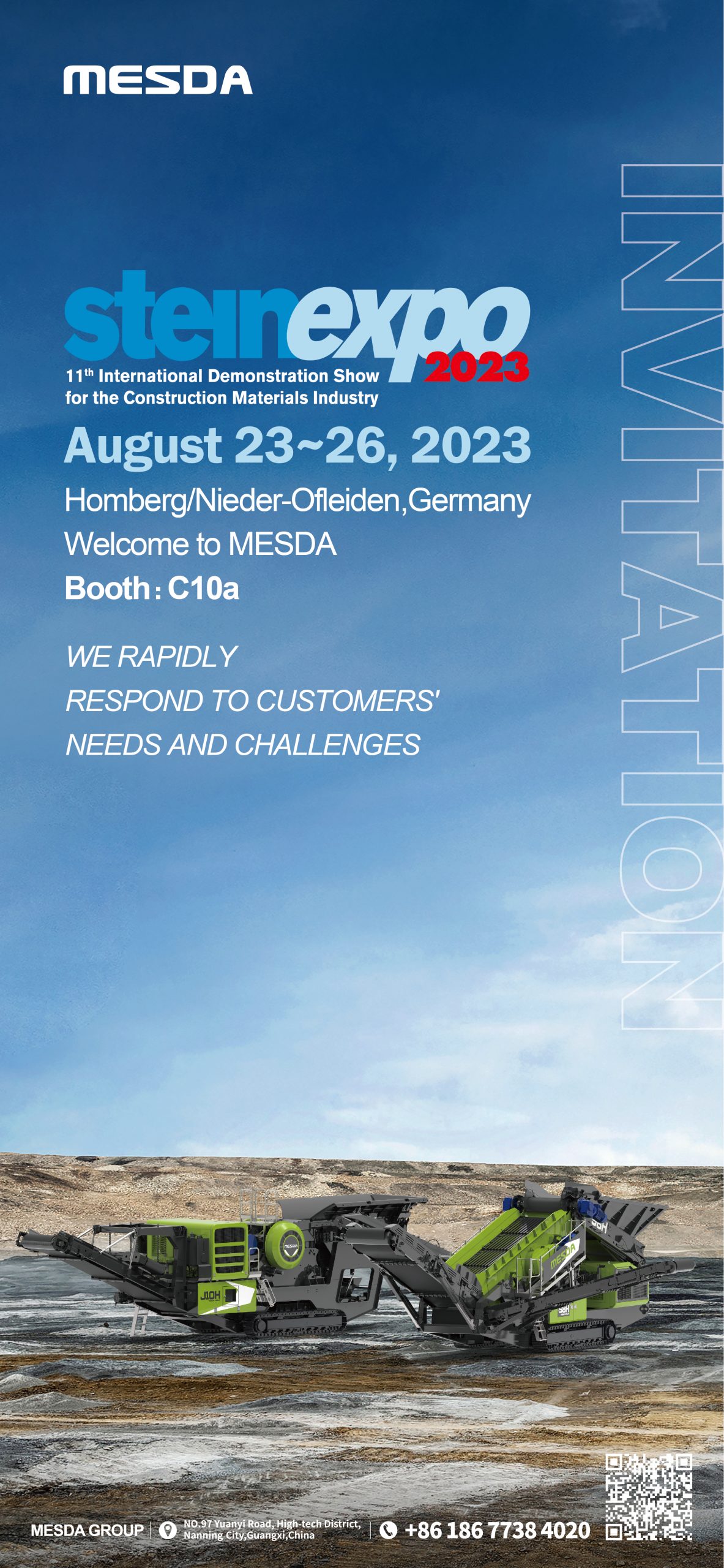 MESDA Take The Stage at Steinexpo 2023! - China Mobile Crusher ...